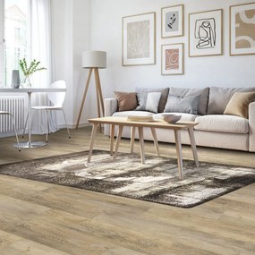 Berfin Dywany, Kusový koberec Zara 8372 Beige Star, 140x190, hnědá, kancelář