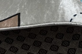 Dětský koberec protiskluzový BAMBINO 61590 krémový / modrý