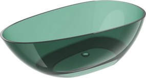 Mexen Glass, volně stojící vana 170 x 85 cm, zelená, 58061708511