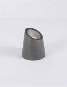 NV 9470581 Venkovní sloupkové svítidlo FOX tmavě šedý pískovec skleněný difuzor GU10 1x7W 100-240V bez žárovky IP65 - NOVA LUCE