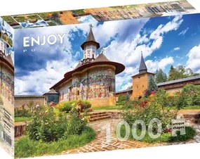 ENJOY Puzzle Klášter Sucevita, Sučeava, Rumunsko / 1000 dílků / od 14