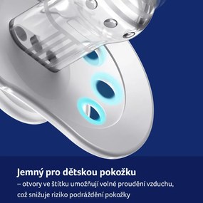 LOVI Dudlík svítící silikonový dynamický BUDDY BEAR 0-6m 2ks