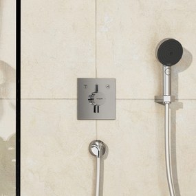 Hansgrohe DuoTurn E, baterie pod omítku pro 2 spotřebiče, chromová, HAN-75417000