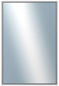 DANTIK - Zarámované zrcadlo - rozměr s rámem cca 40x60 cm z lišty Hliník šedá | P02-006 (7002006)