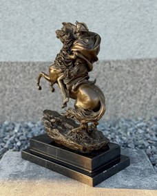 Bronzová socha - Napoleon na koni figurka vojevůdce
