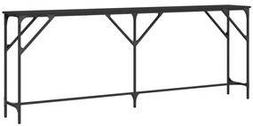vidaXL Konzolový stolek černý 200 x 29 x 75 cm kompozitní dřevo
