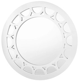 Nástěnné zrcadlo ø 80 cm stříbrné LOLIF Beliani