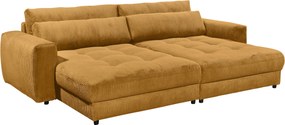 XXXLutz POHOVKA BIG SOFA, textil, kompozitní dřevo, žlutá MID.YOU - Pohovky - 002220033610