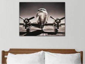 Obraz na plátně Vintage letadlo, 80x60 cm