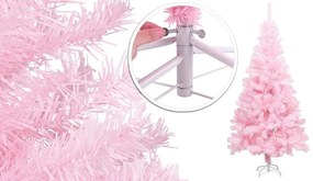 Růžový umělý vánoční stromeček ve více velikostech-150 cm-ový