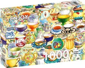 ENJOY Puzzle Čas na čaj / 1000 dílků / od 14 let