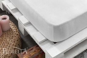 Florella Prostěradlo Avance Jersey 45 Weiss Basic, 90-100x200 cm