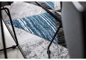 koberec ALTER Nano trojúhelníky modrý velikost 160x220 cm | krásné koberce cz
