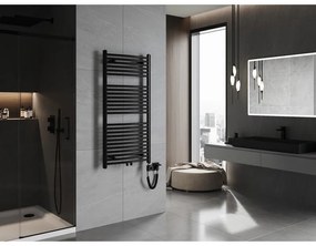 Mexen Ares, elektrické topné těleso 1200 x 600 mm, 600 W, černá, W102-1200-600-6600-70
