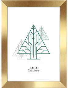 Nástěnný rámeček ve zlaté barvě Styler Floryda, 16 x 21 cm