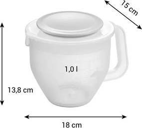 TESCOMA Nádoba na mixování s víčkem DELÍCIA 1,0 l