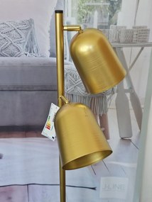 Zlatá stojací lampa více antik - 26*39*130 cm