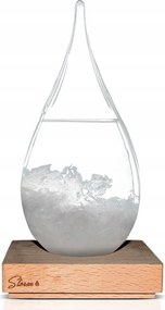 Dekorace Storm glass barometrický teploměr Large Mikamax