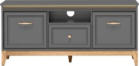 TERRA s | TV stolek TA-8 | 135,5 cm | šedá