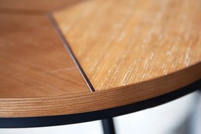 Přírodní kulatý odkládací stolek Elegance 45 cm
