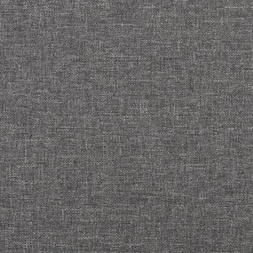 2místná rozkládací pohovka světle šedá textil - Default Title