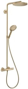 Hansgrohe Raindance Select S sprchový systém na stěnu s termostatickou baterií kartáčovaný bronz 27633140