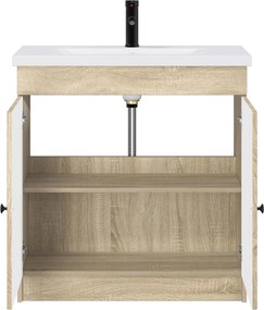 Sada koupelnového nábytku Dub sonoma 78,5 x 37,5 x 81 cm 3404136