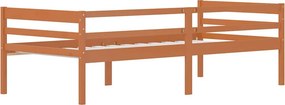 Rám postele medově hnědý masivní borovice 90 x 200 cm 322053