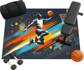 TZ Designový koberec „Basketbal“ Rozměr: 100x150 cm