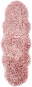 XXXLutz UMĚLÁ KOŽEŠINA, 60/180 cm, růžová Ambia Home - Kůže - 007821008957