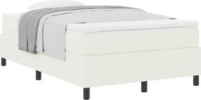 Postel s boxspringem Krémová a bílá 120 x 190 cm 3337454