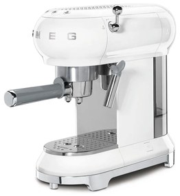 SMEG 50's Retro Style pákový kávovar na Espresso / Cappucino 15 barů 2 cup bílý