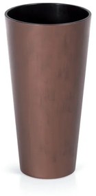 PROSPERPLAST Květináč - TUBUS SLIM CORTEN Průměr: 40 cm