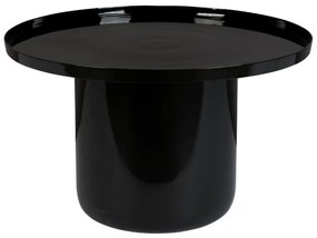 OnaDnes -20% Černý kovový kulatý konferenční stolek ZUIVER SHINY BOMB 67 cm