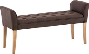 Chaiselongue Cleopatra, světlý antik – hnědá