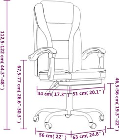 vidaXL Polohovací kancelářská židle textil [349693] Barva: Tmavě šedá