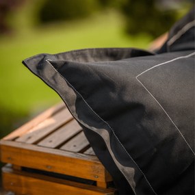 Sedací vak, outdoor, šedá látka, BADYL