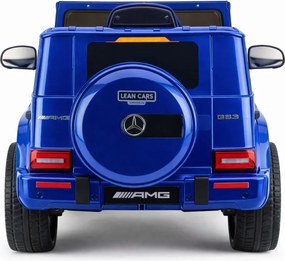 LEAN CARS Elektrické autíčko Mercedes AMG G 63 modré lakované
