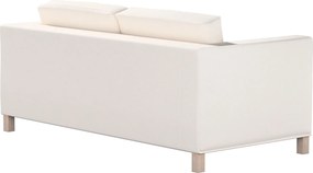 Potah na pohovku IKEA  Karlanda rozkládací, krátký barva béžová látka pletený vzor