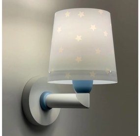 Dalber | Dalber 82219T - Dětské nástěnné svítidlo STAR LIGHT 1xE27/60W/230V modrá | PI487