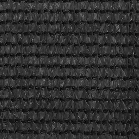vidaXL Balkonová zástěna 75 x 500 cm HDPE [310838] Barva: Černá