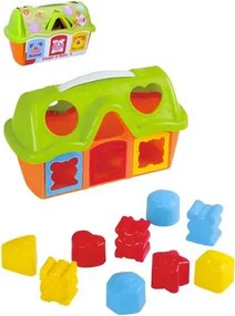 WIKY Vkládačka domek se zvířátky / Plast / 9 tvarů / od 18 měsíců