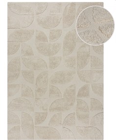 Flair Rugs, Kusový koberec Kaia Ada Geo Natural, 200x290, béžová, ložnice