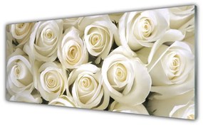 akrylový obraz Růže Květiny Rostlina 125x50 cm