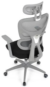 Autronic Kancelářská židle KA-K2081 Barva opěráku: Šedá
