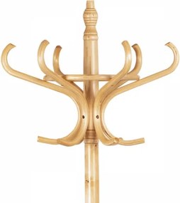 Dřevěný stojanový věšák, přírodní odstín, v. 186, F-2059 NAT