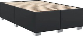 Rám postele černý 120 x 200 cm umělá kůže 3284552