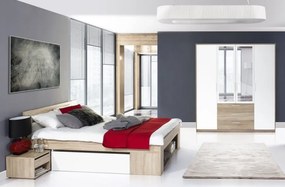 Casarredo - Komfort nábytek Ložnice MILO III ( postel 160, skříň )