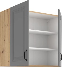 STILO ad | horní skříňka 80 G-72 2F s policemi | 80 cm | artisan/šedá