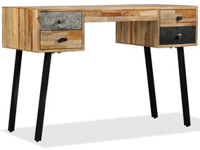 vidaXL Marketos Psací stůl masivní recyklovaný teak 110 x 50 x 76 cm